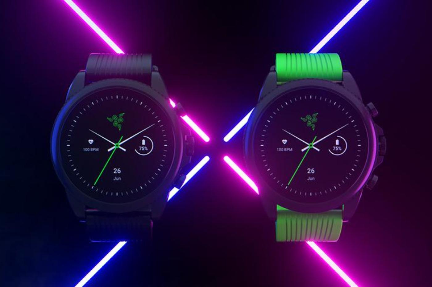 Fossil et Razer présentent une montre pour gamers… avec du RGB