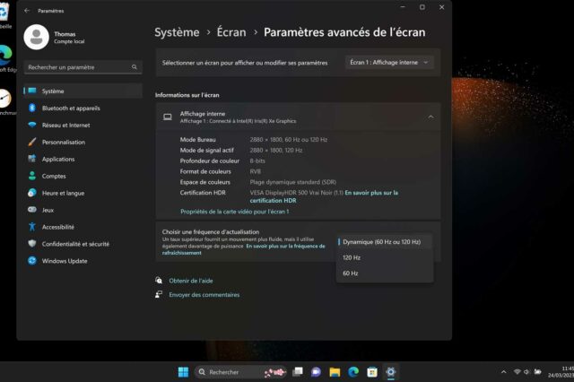 Test Samsung Galaxy Book3 Pro (14") : l'OLED lui va tellement bien