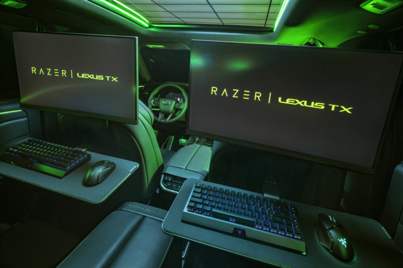 Razer dévoile un SUV pour les gamers avec stations de jeux intégrées