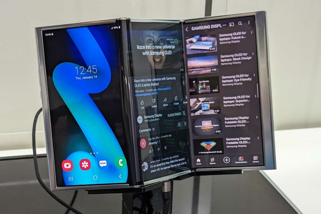 Les smartphones pliables en trois : et si c'était la surprise 2024