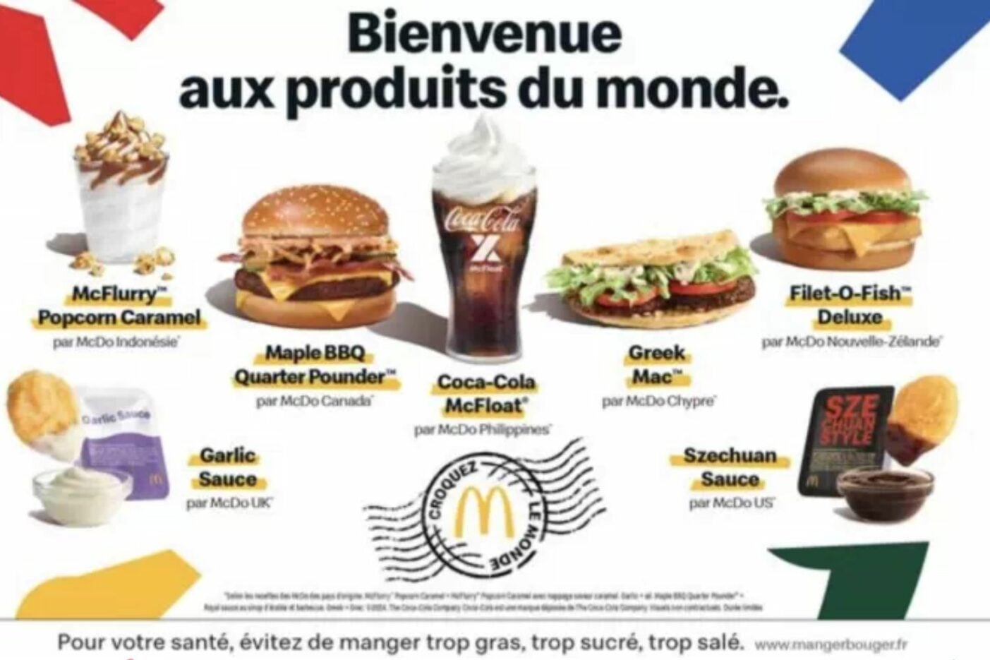 McDonald's : des recettes du monde entier dans vos restaurants cet été