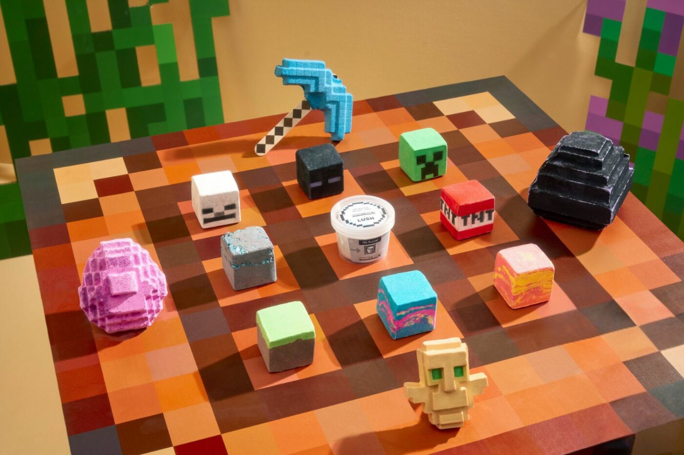 Lush dévoile des produits Minecraft somptueux