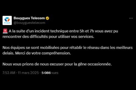 Bouygues Telecom frappé par une panne nationale : que se passe-t-il
