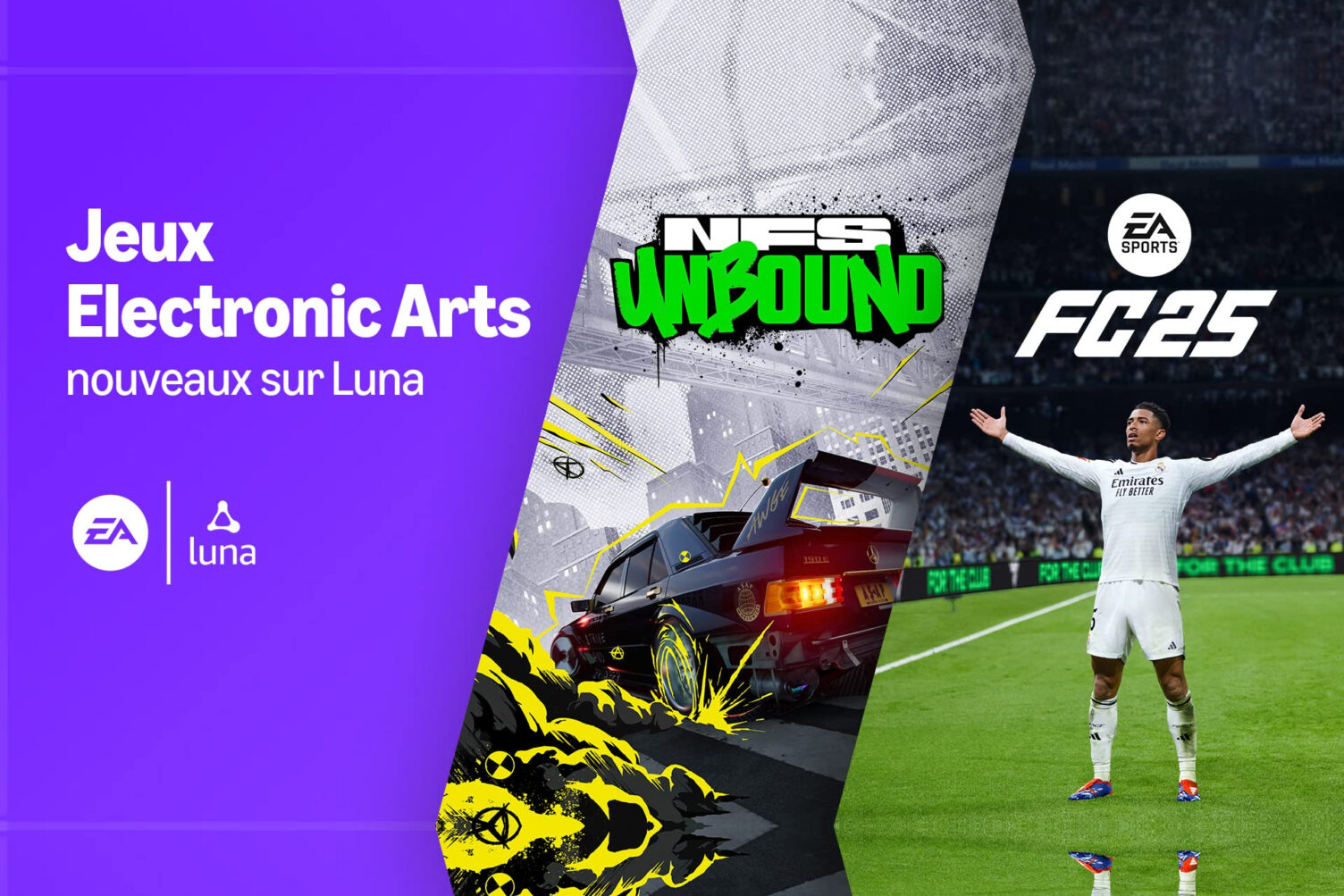EA Sports FC 25 et Need For Speed Unbound arrivent sur Amazon Luna