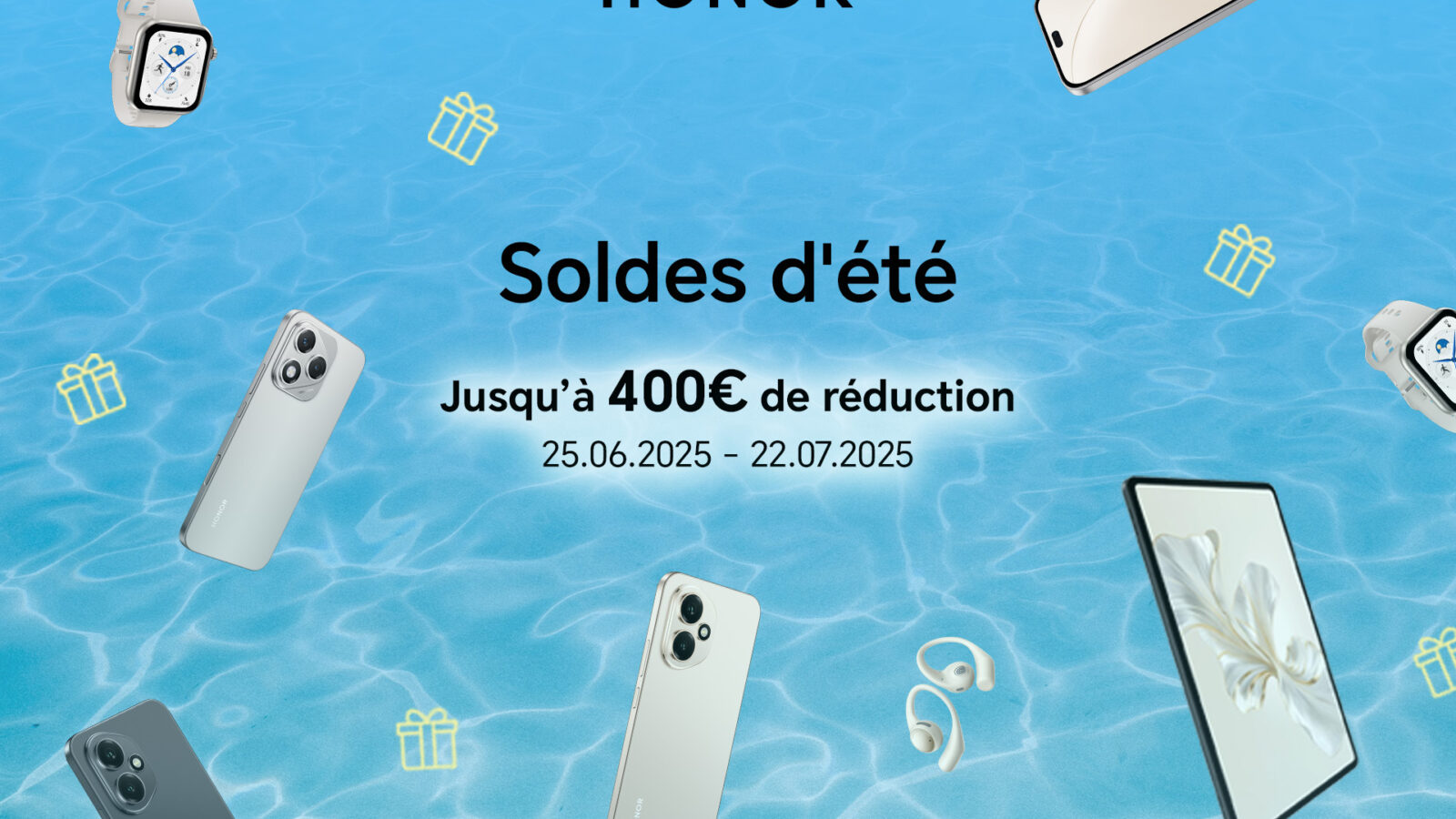 LIVE le 8 juillet : les produits Honor à prix cassés, jusqu'à 400 euros ...