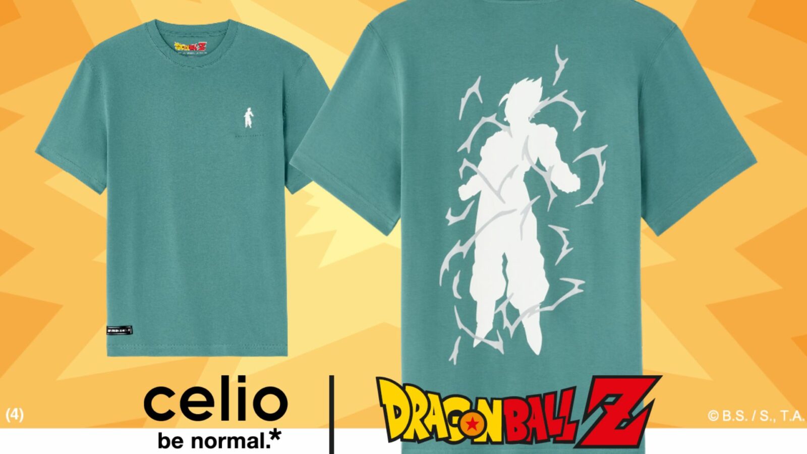 Dragon Ball Z s'offre une impressionnante collection chez Celio