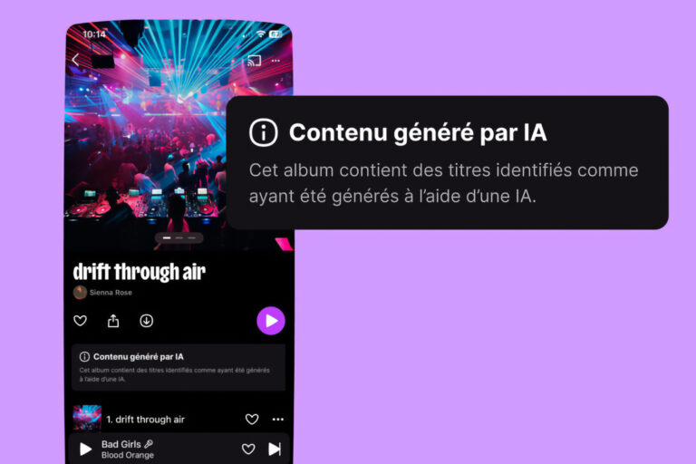 Deezer voit passer 75.000 nouveaux morceaux générée par IA par jour
