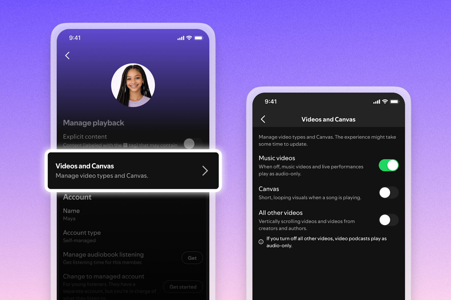 Spotify ajoute un bouton pour couper les vidéos
