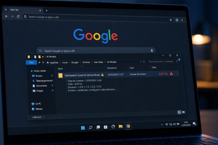 Mais pourquoi Google Chrome installe 4 Go de fichiers impossible à ...