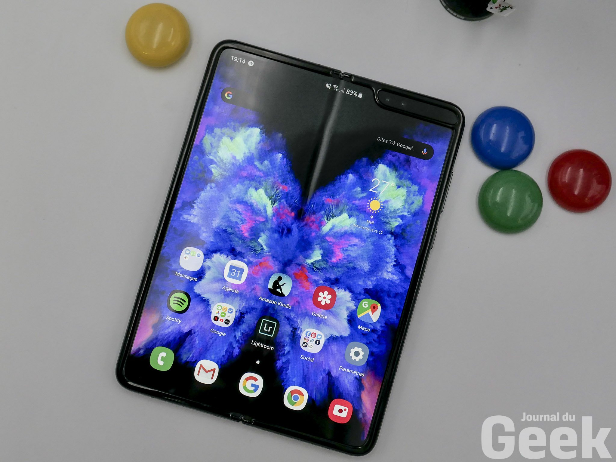 Samsung Galaxy Fold 2 : une caméra selfie invisible et un S Pen
