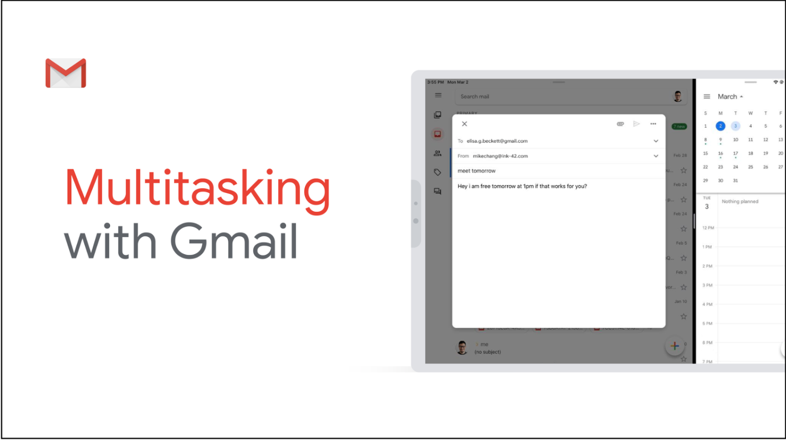 Gmail s’adapte enfin au Split View sur iPad