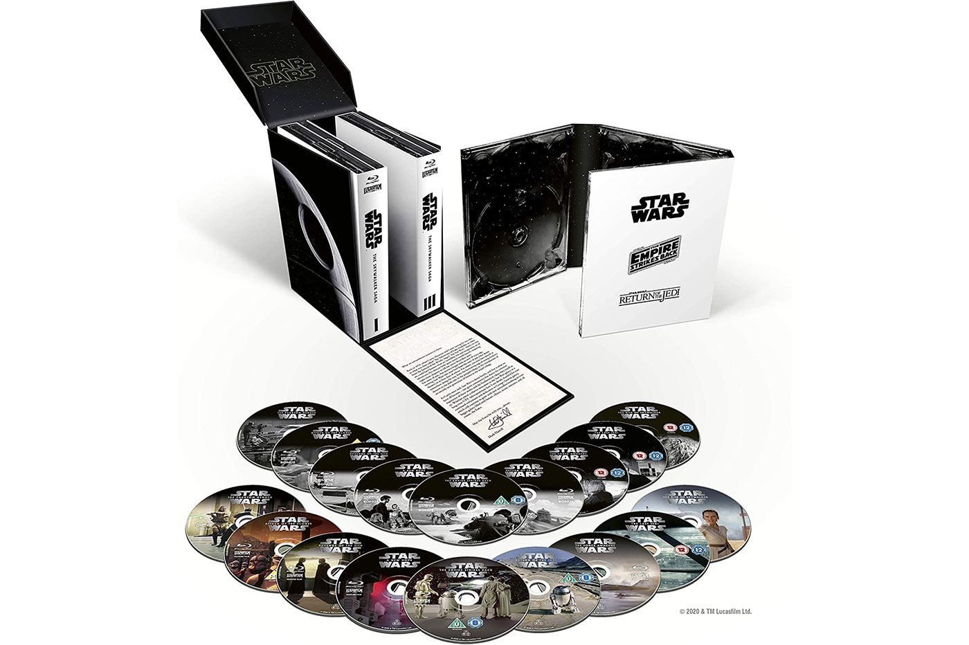 Le coffret Star Wars Complete Saga avec les 9 films en Blu-ray est à un ...