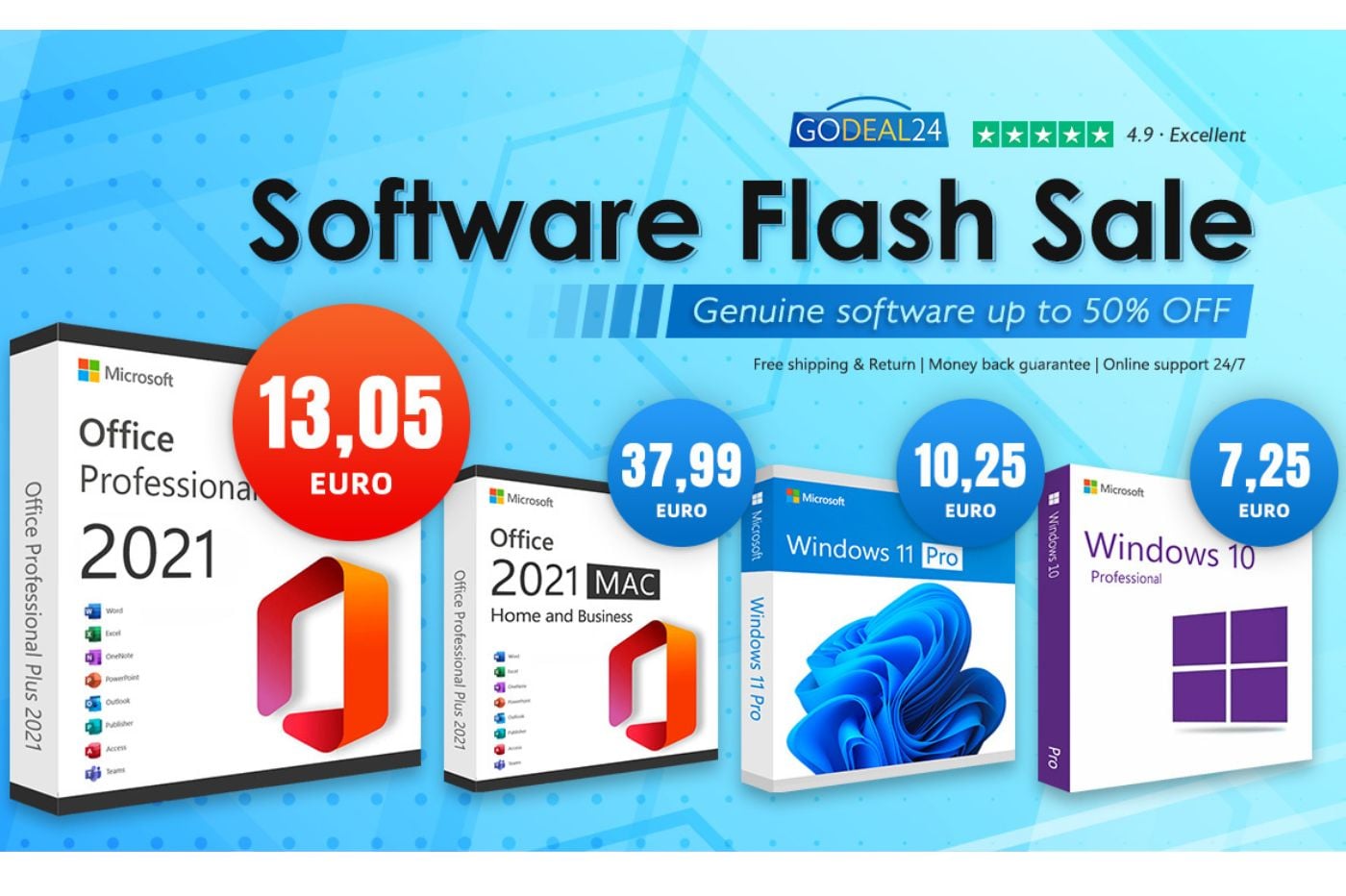 Flash Sale! On Microsoft Windows 11 Pro/Windows 10 Pro, 53% OFF