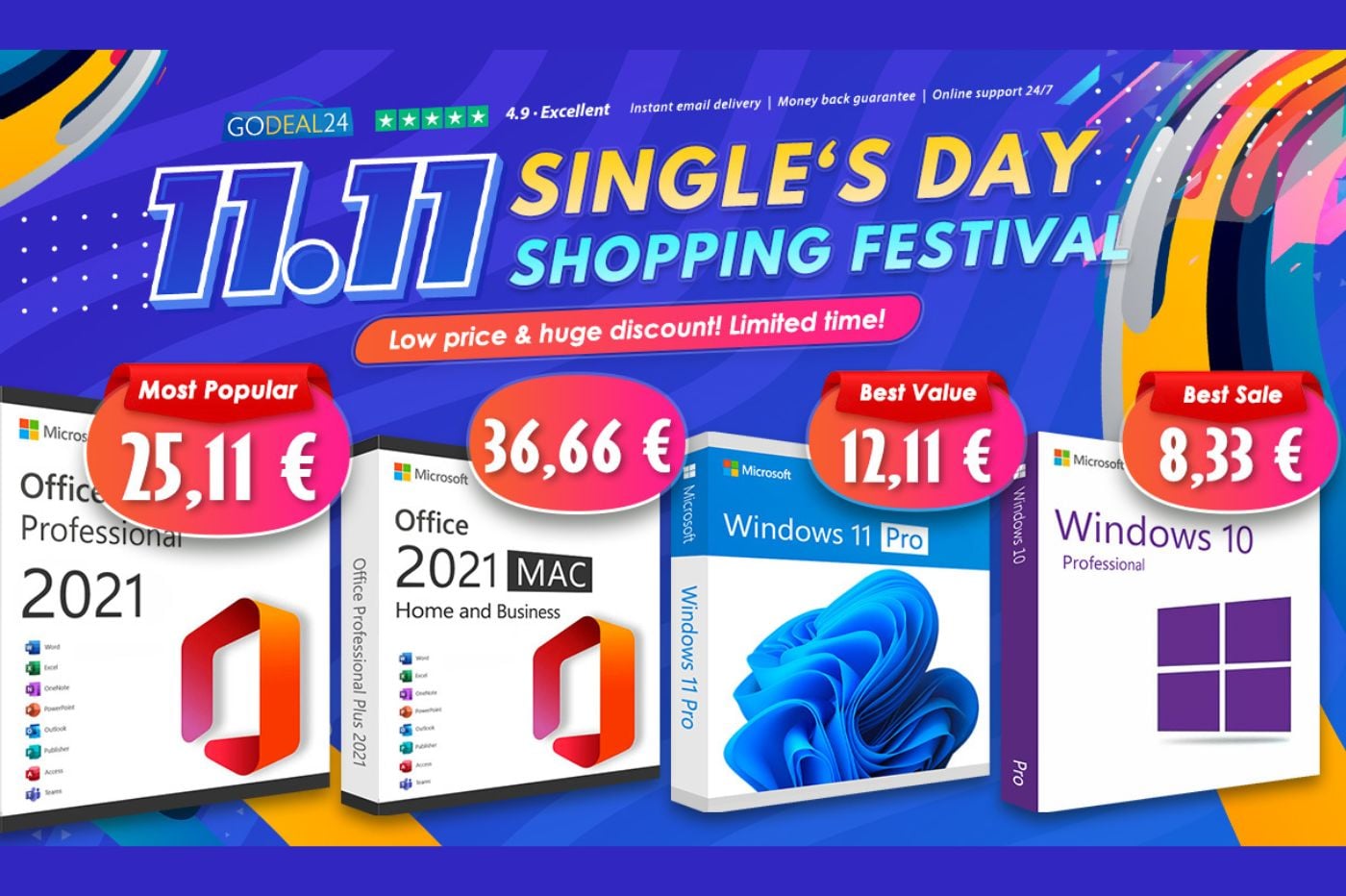 Pour le Single Day, Godeal24 écrase les prix de Windows 10 et Office ...